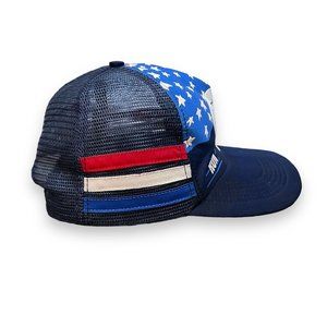 Vintage | Accessories | Vintage 3 Stripe Trucker Hat Made In Usa These ...